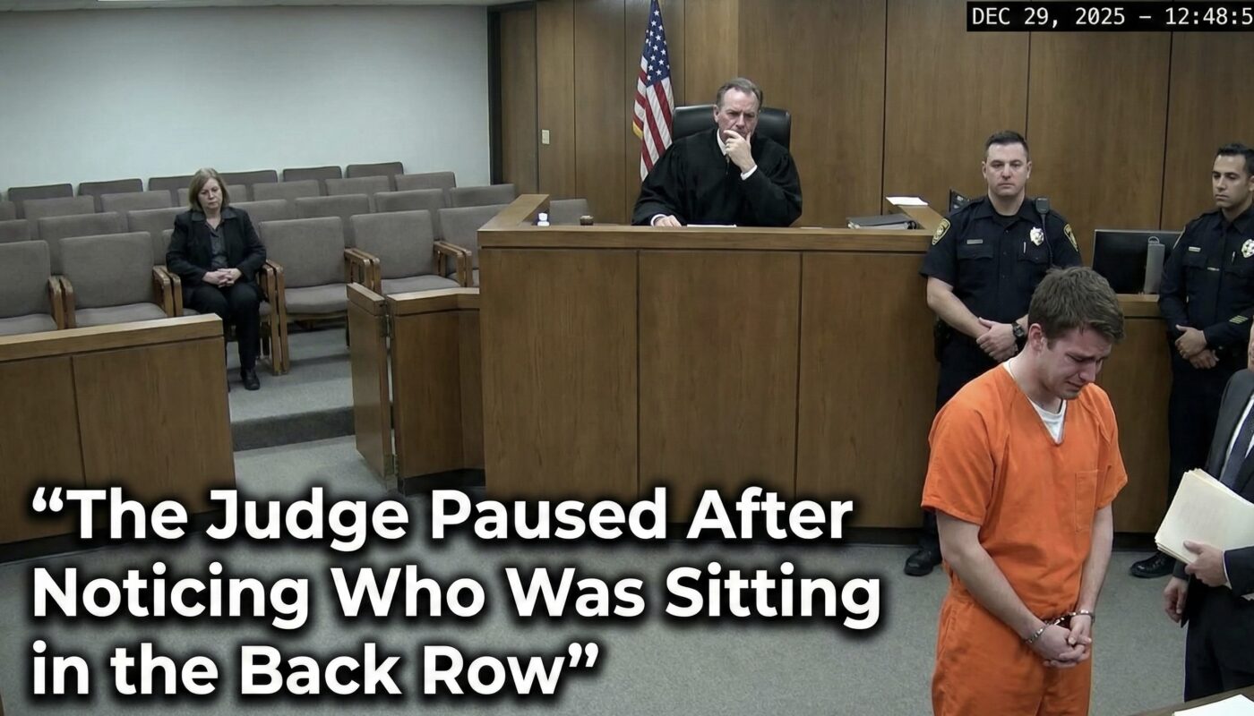 The Judge Paused the Hearing — After Noticing Who Was Sitting in the ...